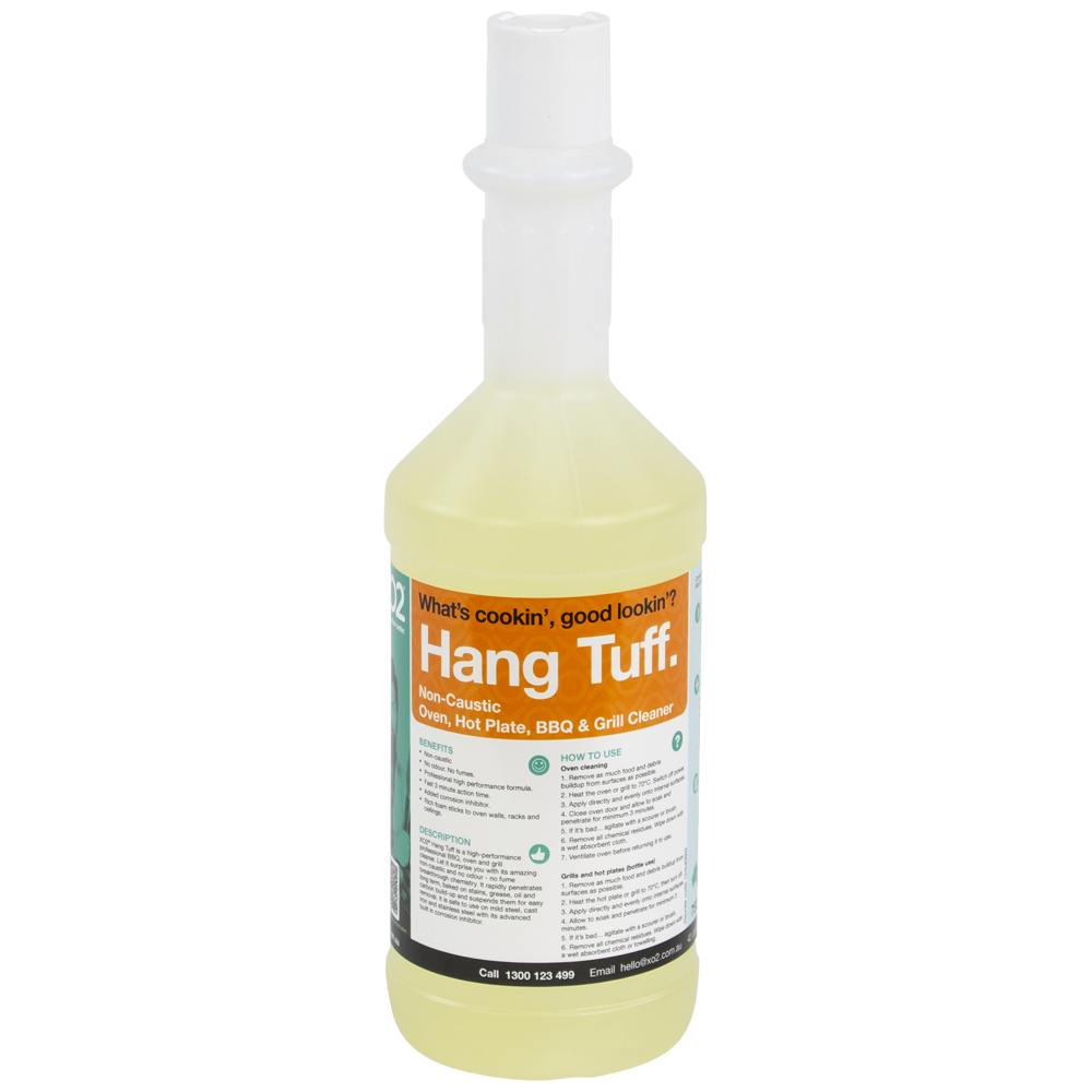 Hang Tuff - Non-Caustic Oven, Grill, Hotplate & BBQ Cleaner | XO2®